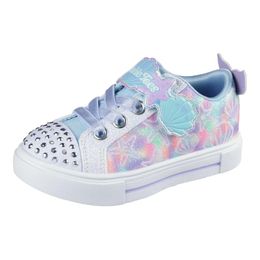 Skechers Sneaker &raquo;TWINKLE SPARKS&laquo;, Blink, -Schlupfschuh mit Glitzer+Strass, Gr&ouml;&szlig;enschablone zum Download wei&szlig;-multi 32 32 Skechers