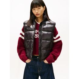 Tommy Jeans Steppweste »TJW ESSENTIAL PUFFER VEST SHINY« Black S (36)