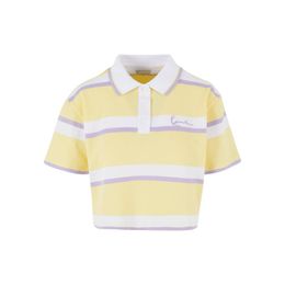 Karl Kani Kurzarmhemd &raquo;Damen KW221-048-1 KK Chest Signature Stripe Polo&laquo; 1 Stk. lightyellow/purple L - US-Gr&ouml;&szlig;en US-Gr&ouml;&szlig;en L SCHICK: Ein Hauch von...