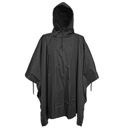 Mil-Tec Regenponcho Premium Rip-Stop schwarz