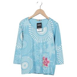 Desigual Langarmshirt Damen Gr&ouml;&szlig;e L Second Hand hellblau