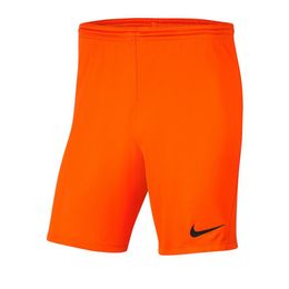 Nike Sportshorts 'Dry Park III' Jungen Gr&ouml;&szlig;e 152 orange / schwarz