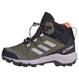 adidas terrex Boots 'Organizer' Jungen Gr&ouml;&szlig;e 31.5 khaki / flieder / schwarz / wei&szlig;