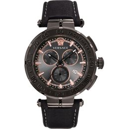 Versace Uhr Herren Gr&ouml;&szlig;e One Size rosegold / schwarz