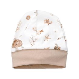 Nini Beanie 'Meerestiere' kids Beige size 68