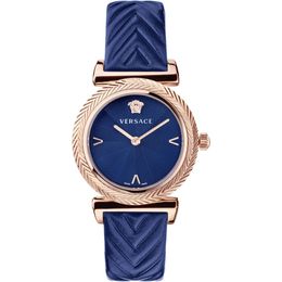 Versace Analog Watch female Blue size One Size
