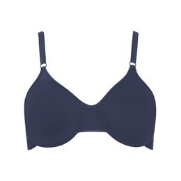 Bee Dees Beedees Bra 'B&uuml;gel-BH Microfun W' female Blue size 80
