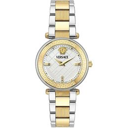 Versace Ring - Reve Quartz Watch And Earrings Set - Gr. ONE SIZE - in Silber - f&uuml;r Damen