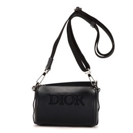 Christian Dior Crossbody Bags - Dior Roller Mini Navy Cowhide leather Silver AA Mi - Gr. unisize - in Blau - f&uuml;r Damen