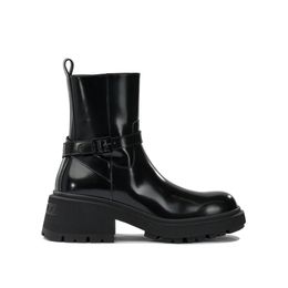 Jimmy Choo Stiefel - "Conny Flat" Ankle Boots - Gr. 41 (EU) - in Schwarz - f&uuml;r Damen