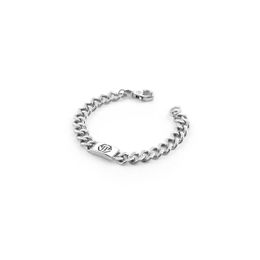 Philipp Plein Armb&auml;nder - Armband Plein Tag - Gr. L - in Silber - f&uuml;r Damen