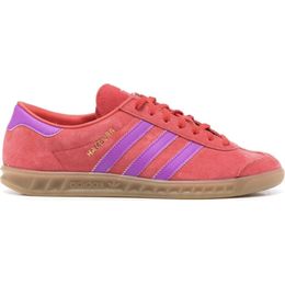 Adidas Low-Top Sneaker - Hamburg W Red/purple Burst/gum 3 - Gr. US_12_5 - in Bunt - f&uuml;r Damen