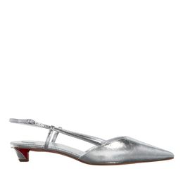 Christian Louboutin Pumps & High Heels - Miss Z Slingina - Gr. 37 (EU) - in Silber - f&uuml;r Damen