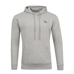 Mikon Sweatshirt Herren Gr&ouml;&szlig;e XL graumeliert / schwarz / wei&szlig;