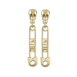 Philipp Plein Ohrringe - Ohrringe Plein Safety Pin - Gr. unisize - in Gold - f&uuml;r Damen