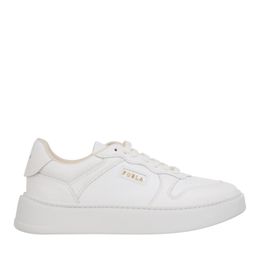 Furla Low-Top Sneaker - Furlasport Lace-Up Sneaker T.3 - Gr. 38 (EU) - in Wei&szlig; - f&uuml;r Damen