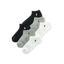Polo Ralph Lauren Socken Damen Gr&ouml;&szlig;e 36/41 graumeliert / schwarz / wei&szlig;