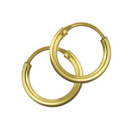GoldDream Echtgold, 333er Gelbgold Damen Creolen Ohrring Ohrring ca. 13mm | Gr.: onesize