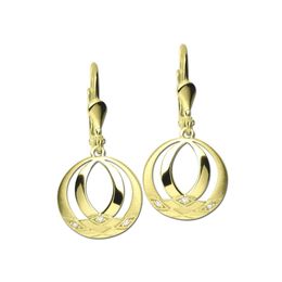GoldDream Echtgold, 333er Gelbgold Damen Ohrhänger Orient Ohrring ca. 28mm | Gr.: onesize
