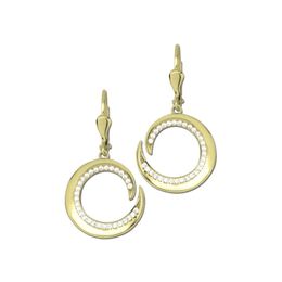 GoldDream Echtgold, 333er Gelbgold Damen Ohrhänger Spirale Ohrring ca. 33mm | Gr.: onesize