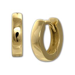 GoldDream Gold, 333er Gelbgold Damen Creolen Glanz Ohrring ca. 12mm | Gr.: onesize