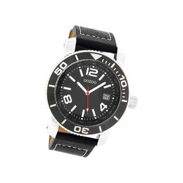 Analog-Armbanduhr Oozoo Timepieces schwarz gro&szlig; (ca. 45mm) | Gr.: onesize