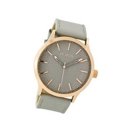 Analog-Armbanduhr Oozoo Timepieces grau gro&szlig; (ca. 45mm) | Gr.: onesize