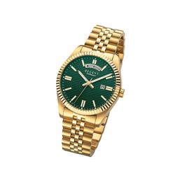 Regent Uhren Analog-Armbanduhr Regent Metallarmband gold gro&szlig; (ca. 40mm) | Gr.: onesize