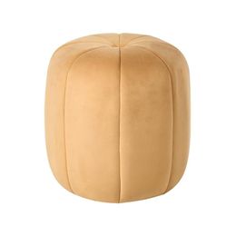 Beliani Pouf SELBY in Gelb - (W) 40 x (H) 46 x (L) 40 cm | Gr.: onesize