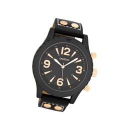 Analog-Armbanduhr Oozoo Timepieces schwarz gro&szlig; (ca. 45mm) | Gr.: onesize