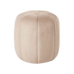Beliani Pouf SELBY in Beige - (W) 40 x (H) 46 x (L) 40 cm | Gr.: onesize