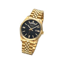 Regent Uhren Analog-Armbanduhr Regent Metallarmband gold groß (ca. 40mm) | Gr.: onesize