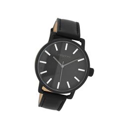 Analog-Armbanduhr Oozoo Timepieces schwarz gro&szlig; (ca. 40mm) | Gr.: onesize
