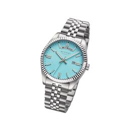 Regent Uhren Analog-Armbanduhr Regent Metallarmband silber gro&szlig; (ca. 40mm) | Gr.: onesize