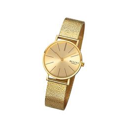Regent Uhren Analog-Armbanduhr Regent Metallarmband gold mittel (ca. 32mm) | Gr.: onesize