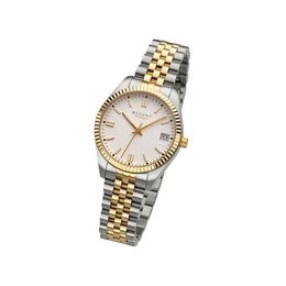 Regent Uhren Analog-Armbanduhr Regent Metallarmband silber, gold mittel (ca. 34mm) | Gr.: onesize
