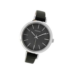 Analog-Armbanduhr Oozoo Timepieces schwarz gro&szlig; (ca. 40mm) | Gr.: onesize