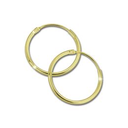 GoldDream Echtgold, 333er Gelbgold Damen Creolen Simply Ohrring ca. 20mm | Gr.: onesize