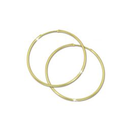 GoldDream Echtgold, 333er Gelbgold Damen Creolen Simply Ohrring ca. 44mm | Gr.: onesize