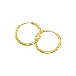 GoldDream Echtgold, 333er Gelbgold Damen Creolen Simply Ohrring ca. 15mm | Gr.: onesize