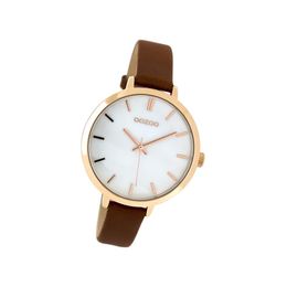 Analog-Armbanduhr Oozoo Timepieces braun mittel (ca. 38mm) | Gr.: onesize