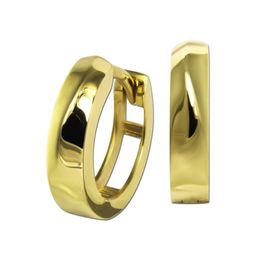 GoldDream Echtgold, 333er Gelbgold Damen Creolen Ohrring ca. 13mm | Gr.: onesize