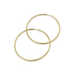 GoldDream Echtgold, 333er Gelbgold Damen Creolen Simply Ohrring ca. 55mm | Gr.: onesize