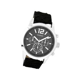 Analog-Armbanduhr Oozoo Timepieces schwarz gro&szlig; (ca. 43mm) | Gr.: onesize