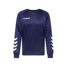Hummel Sportsweatshirt Herren Gr&ouml;&szlig;e XL dunkelblau / wei&szlig;