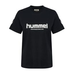 Hummel T-Shirt Hmllegacy Damen in BLACK | Gr.: L