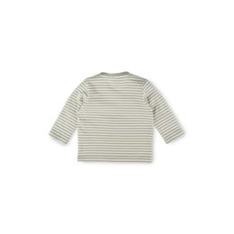 Sigikid Langarmshirt Classic Baby in grün gestreift | Gr.: 62