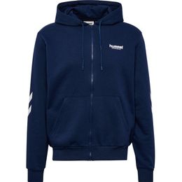 Hummel Rei&szlig;verschluss Kapuzenpullover Hmllegacy Herren in DRESS BLUES | Gr.: L
