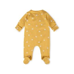 Sigikid Overall mit Füßchen und Klappbündchen an den Ärmeln Classic Baby in gelb | Gr.: 68