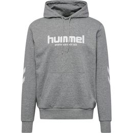 Hummel Verstellbare Taille Kapuzenpullover Hmllegacy Herren in GREY MELANGE | Gr.: XXL